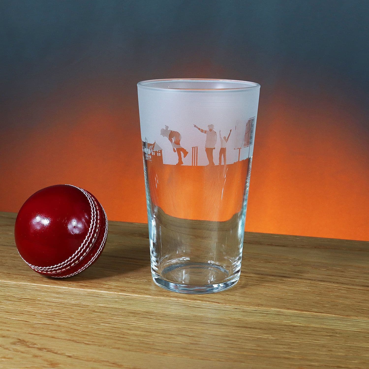 Cricket Themed Pint Glass – Monster Sporting Gifts