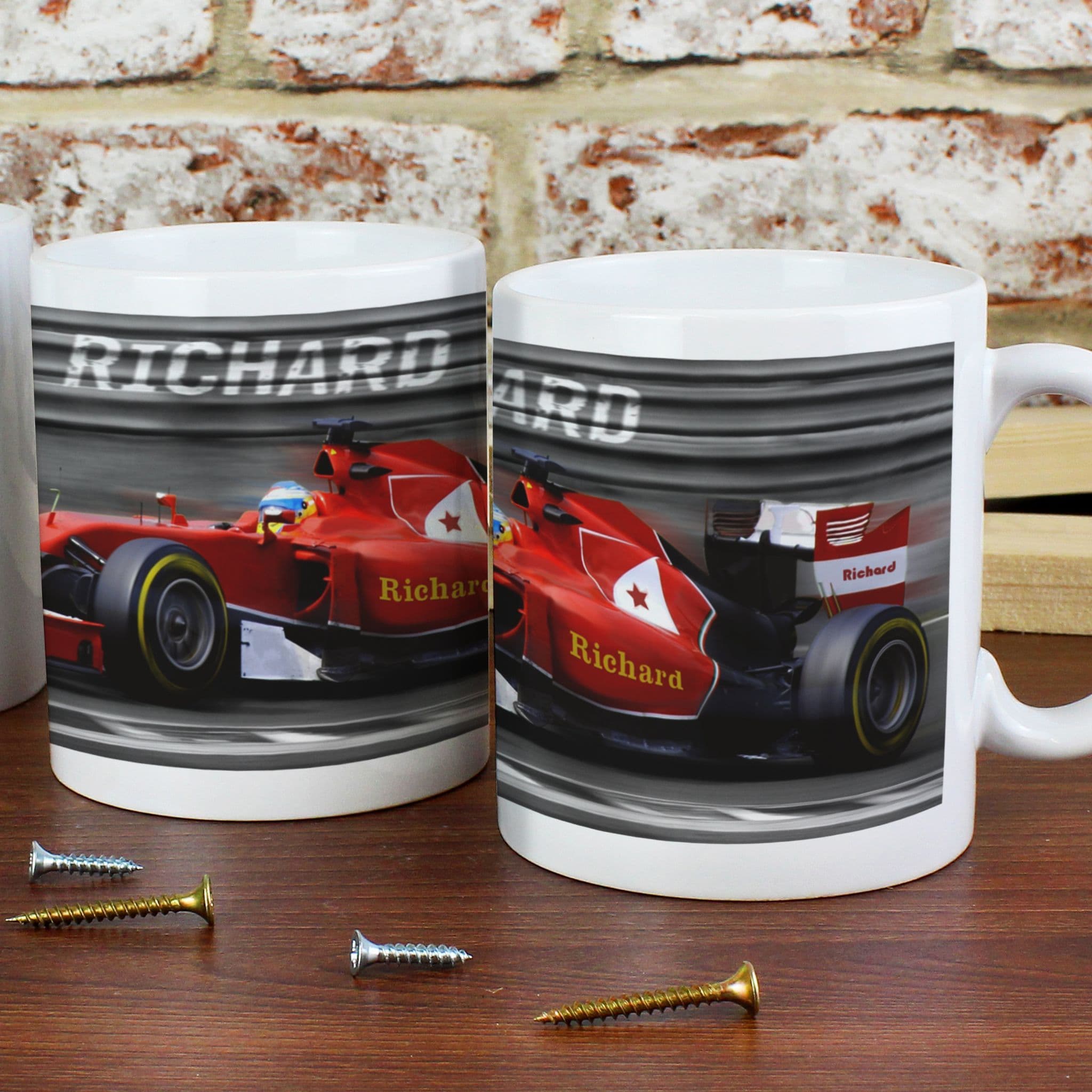 Personalised Formula 1 Mug – Monster Sporting Gifts