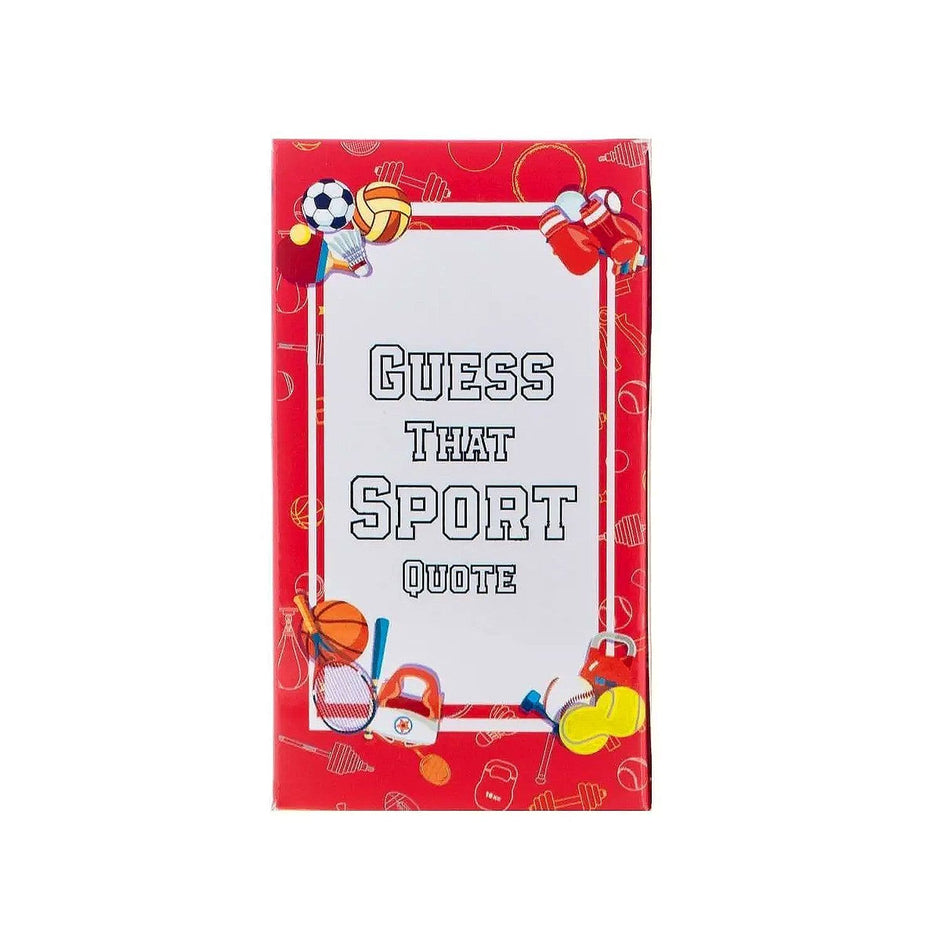 Personalised Guess That Sport Quote Quiz Game – Monster Sporting Gifts
